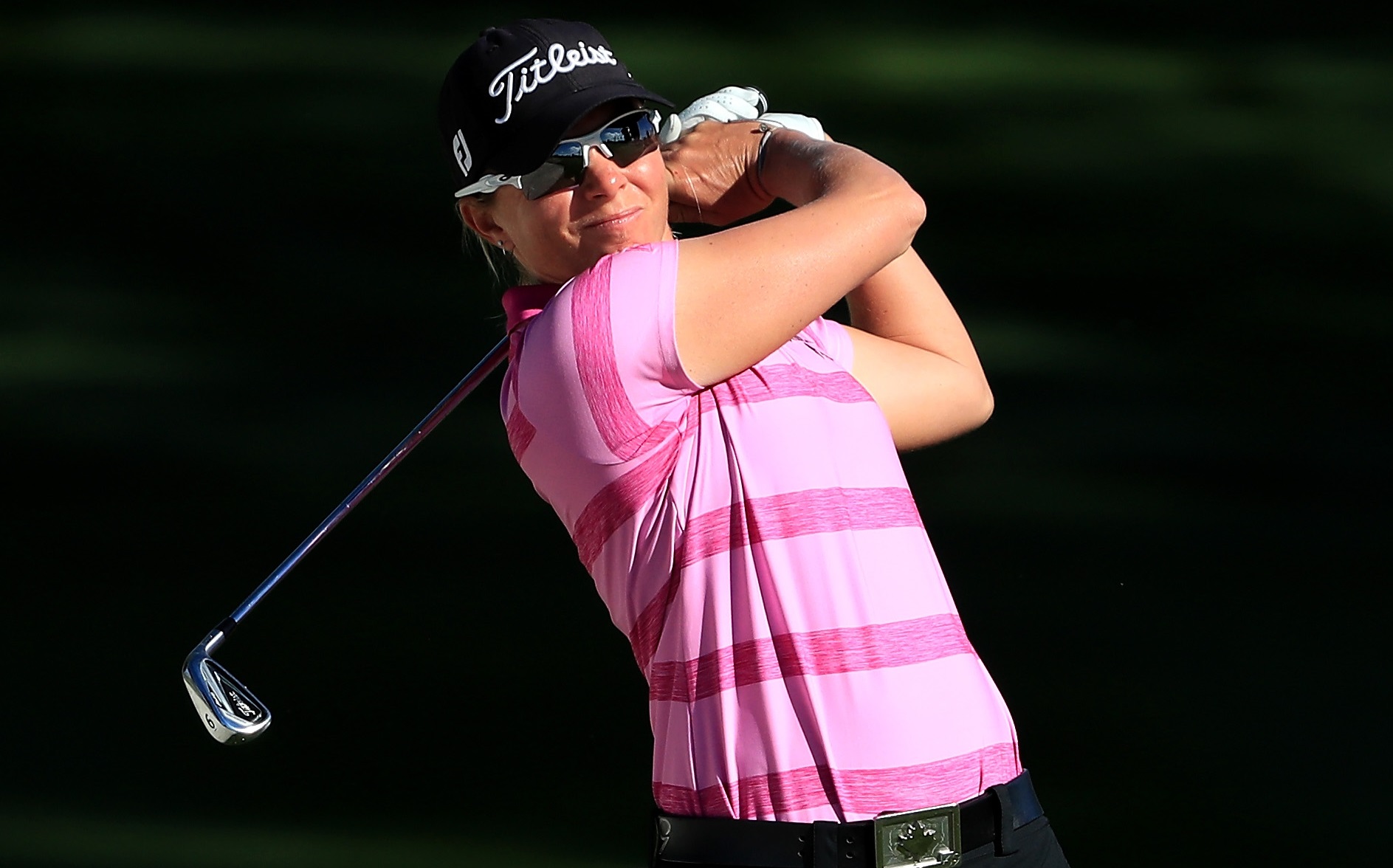 Alena Sharp sits T2; Lexi Thompson fights back pain to take Meijer LPGA ...