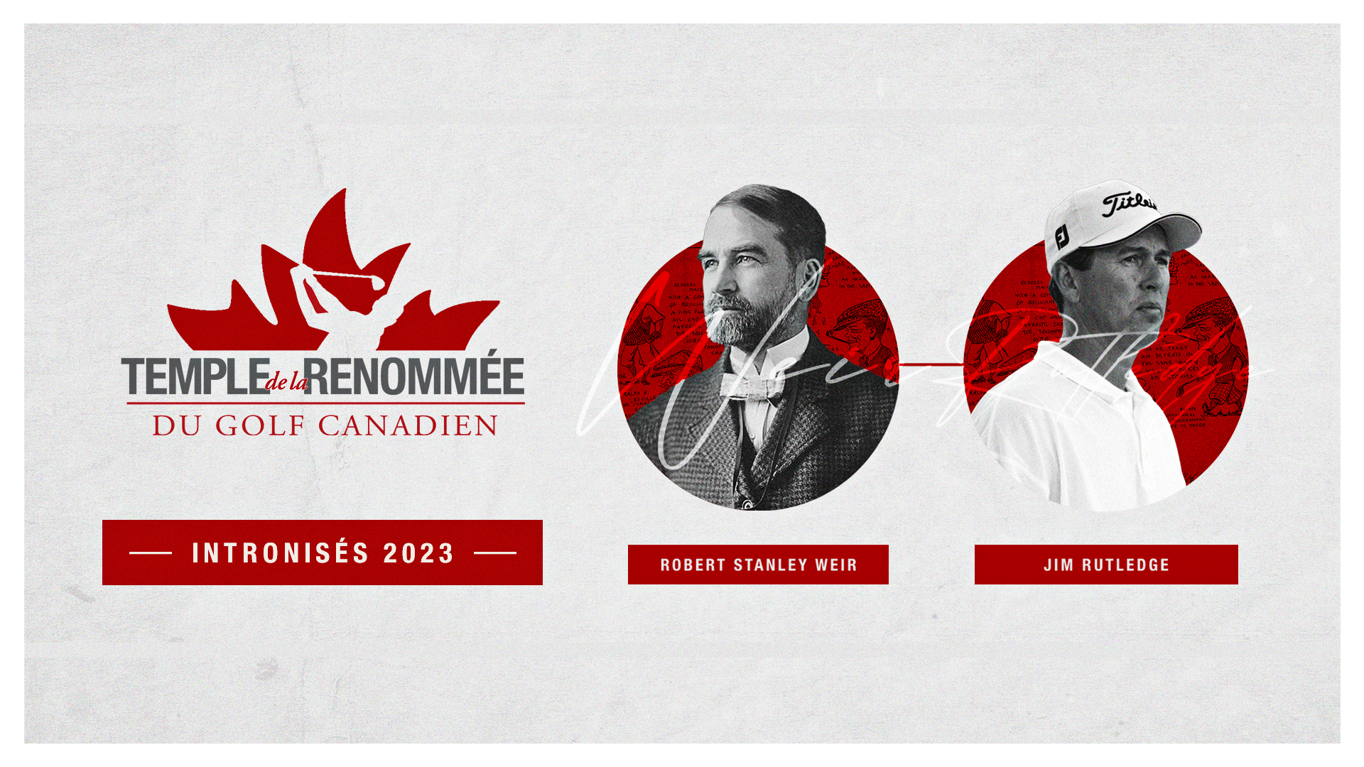 Jim Rutledge et Robert S. Weir seront intronisés au Temple de la ...