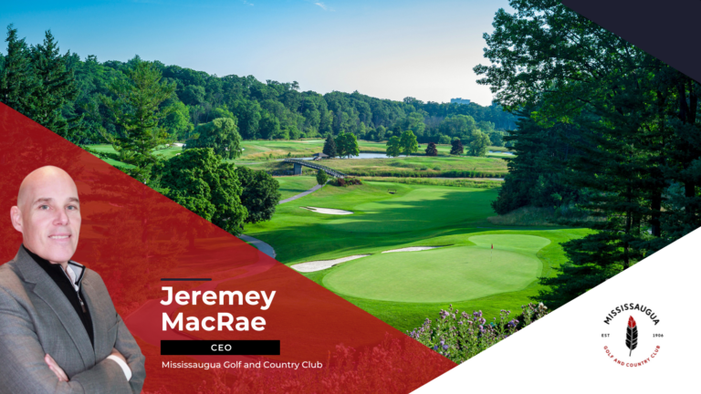 Jeremey MacRae named CEO of Mississaugua Golf and Country Club - Golf ...