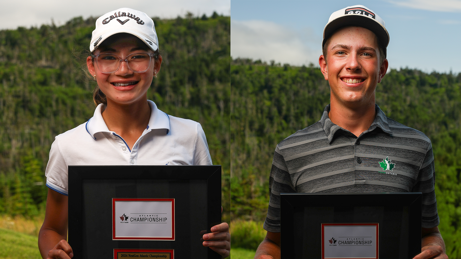 Hannah Thomas and Bode Stephen win the NextGen Atlantic Championship - Golf Canada