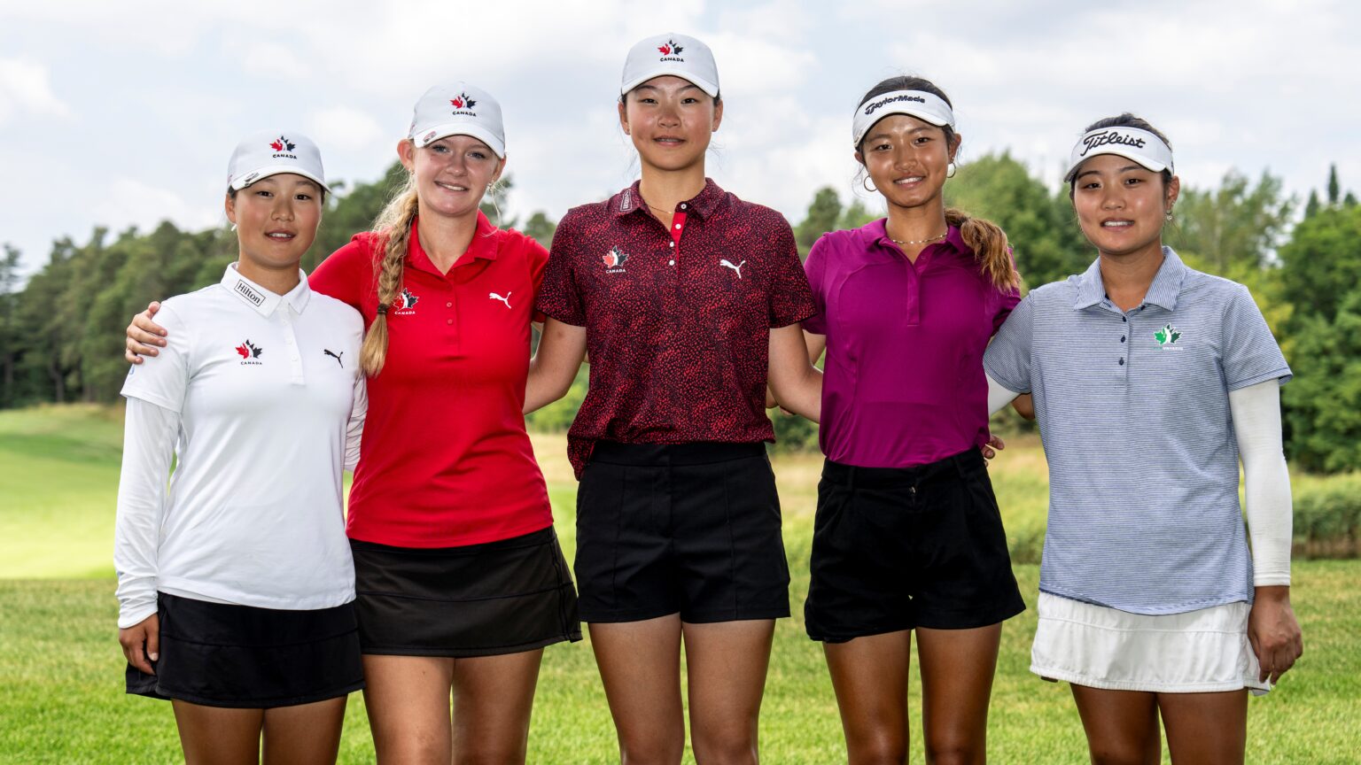 Clairey Lin, Lindsay McGrath, Nobelle Park and Eileen Park qualify for Team Canada for the 2024 ...