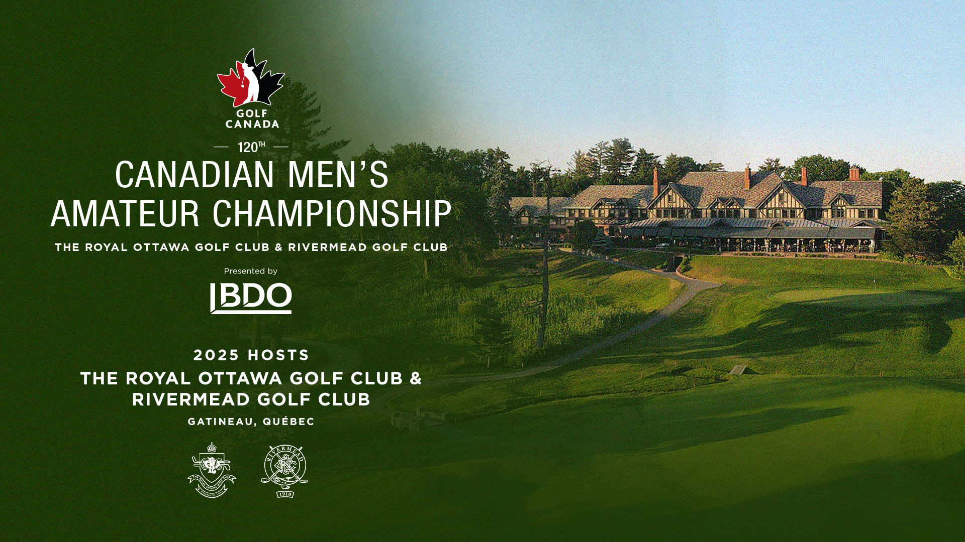 Golf Canada announces The Royal Ottawa Golf Club and Rivermead Golf ...