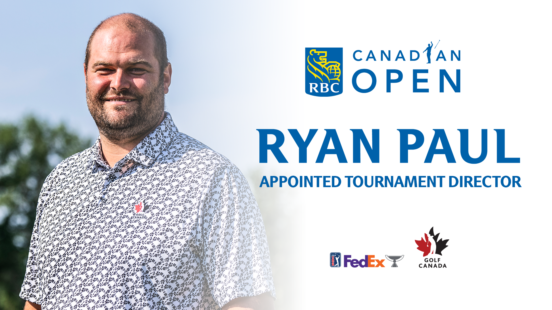 Ryan Paul appointed new Tournament Director of the RBC Canadian Open ...
