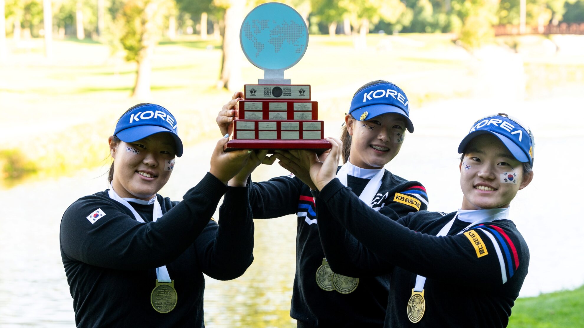 Republic of Korea edge Canada by tie breaker to win the 2024 World Junior Girls Golf ...