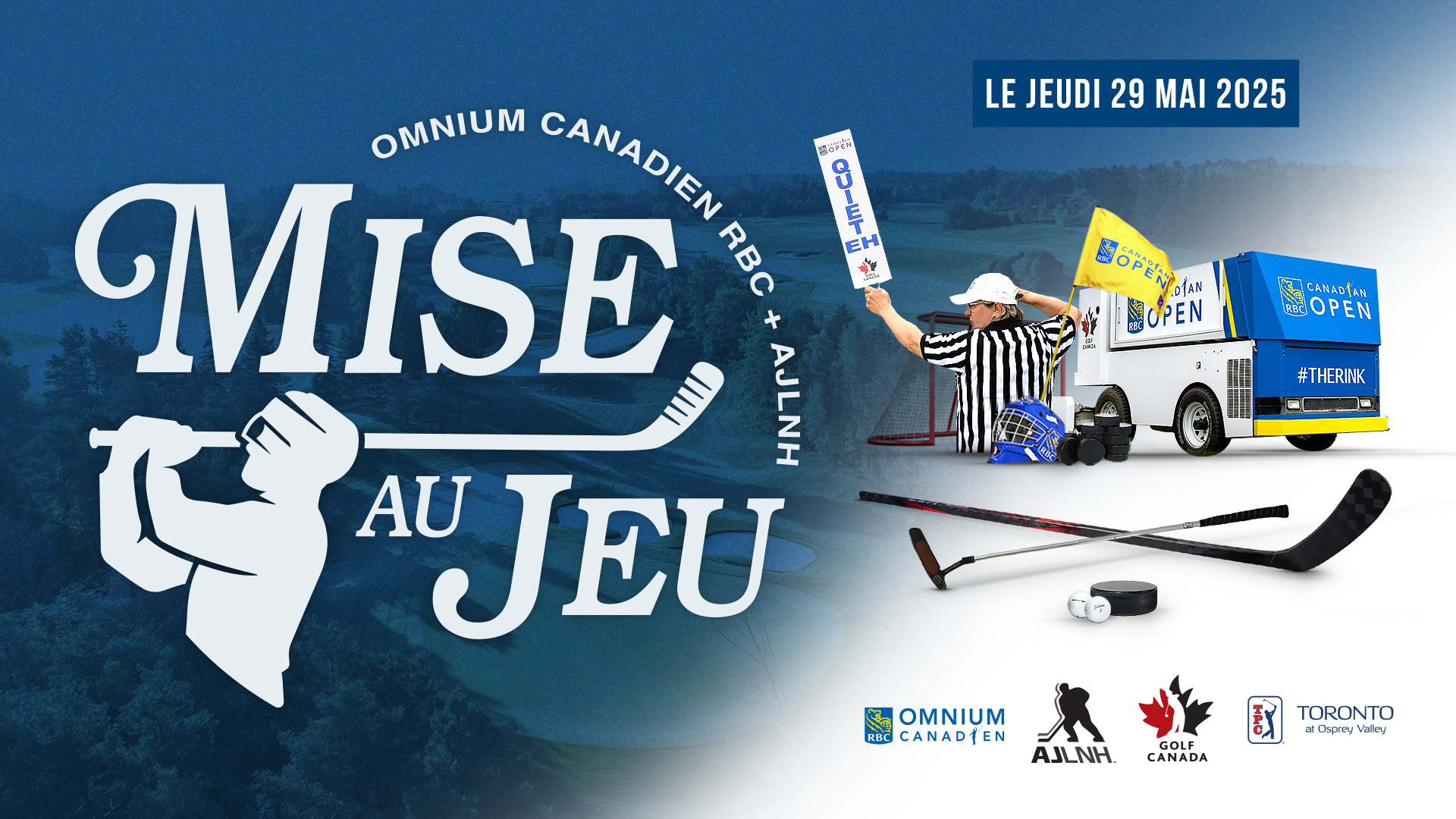Golf Canada et l’AJLNH annoncent la première édition de la Mise au jeu ...