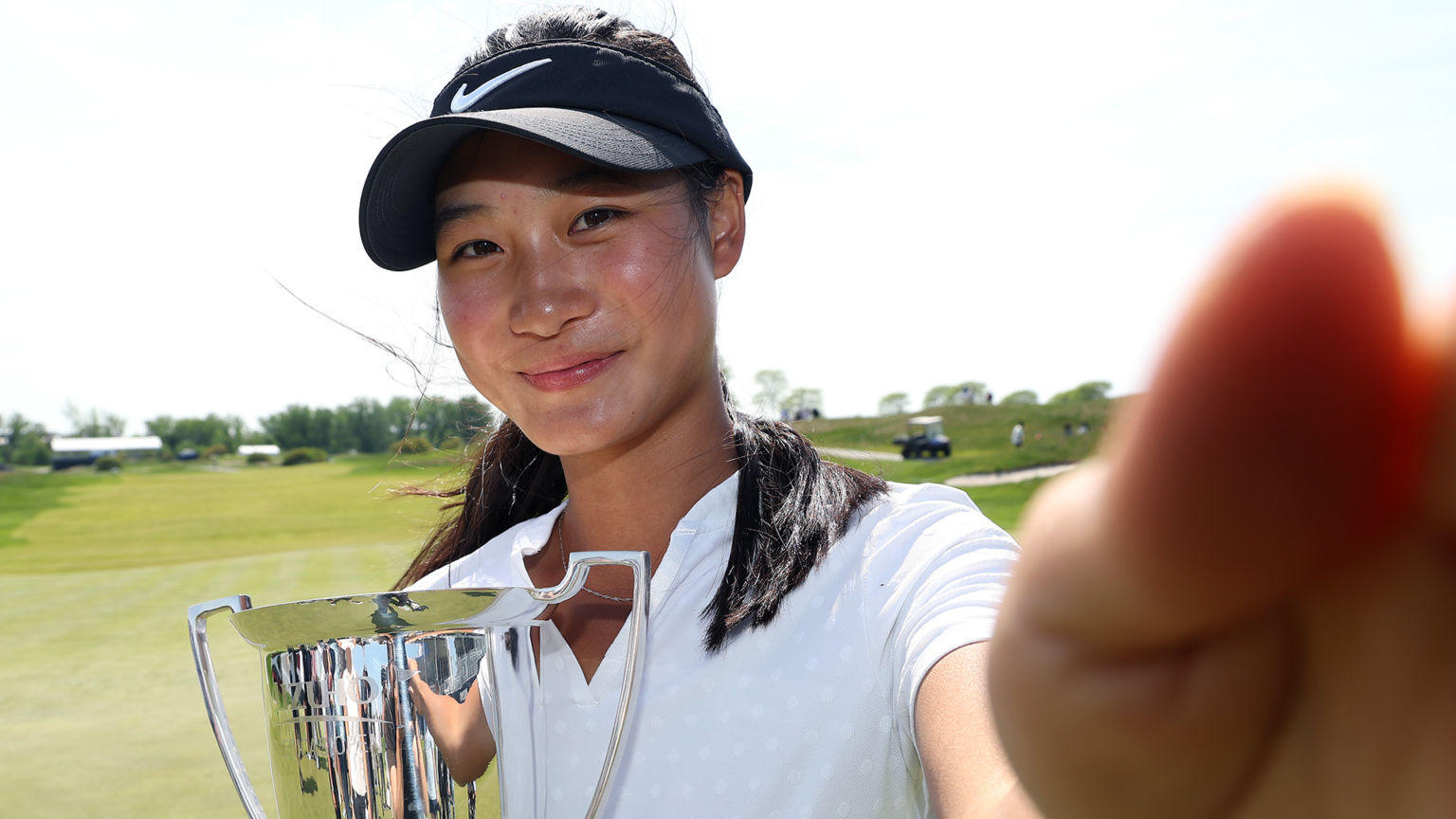 Canada’s Aphrodite Deng learns from Nelly Korda at junior golf event ...