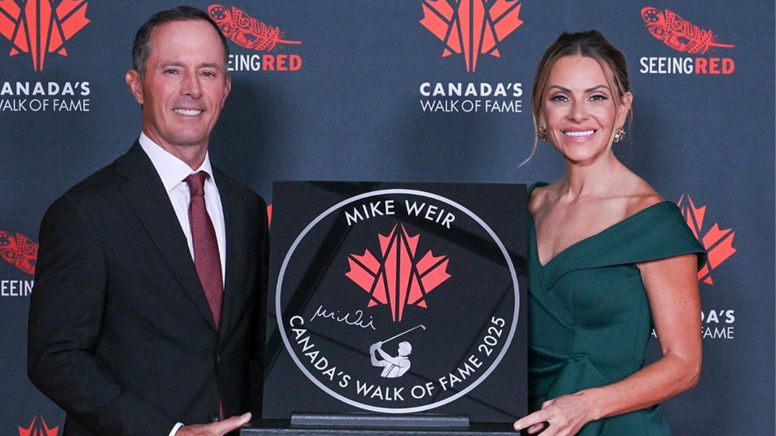 Mike Weir honoured with induction into Canada’s Walk of Fame - Golf Canada