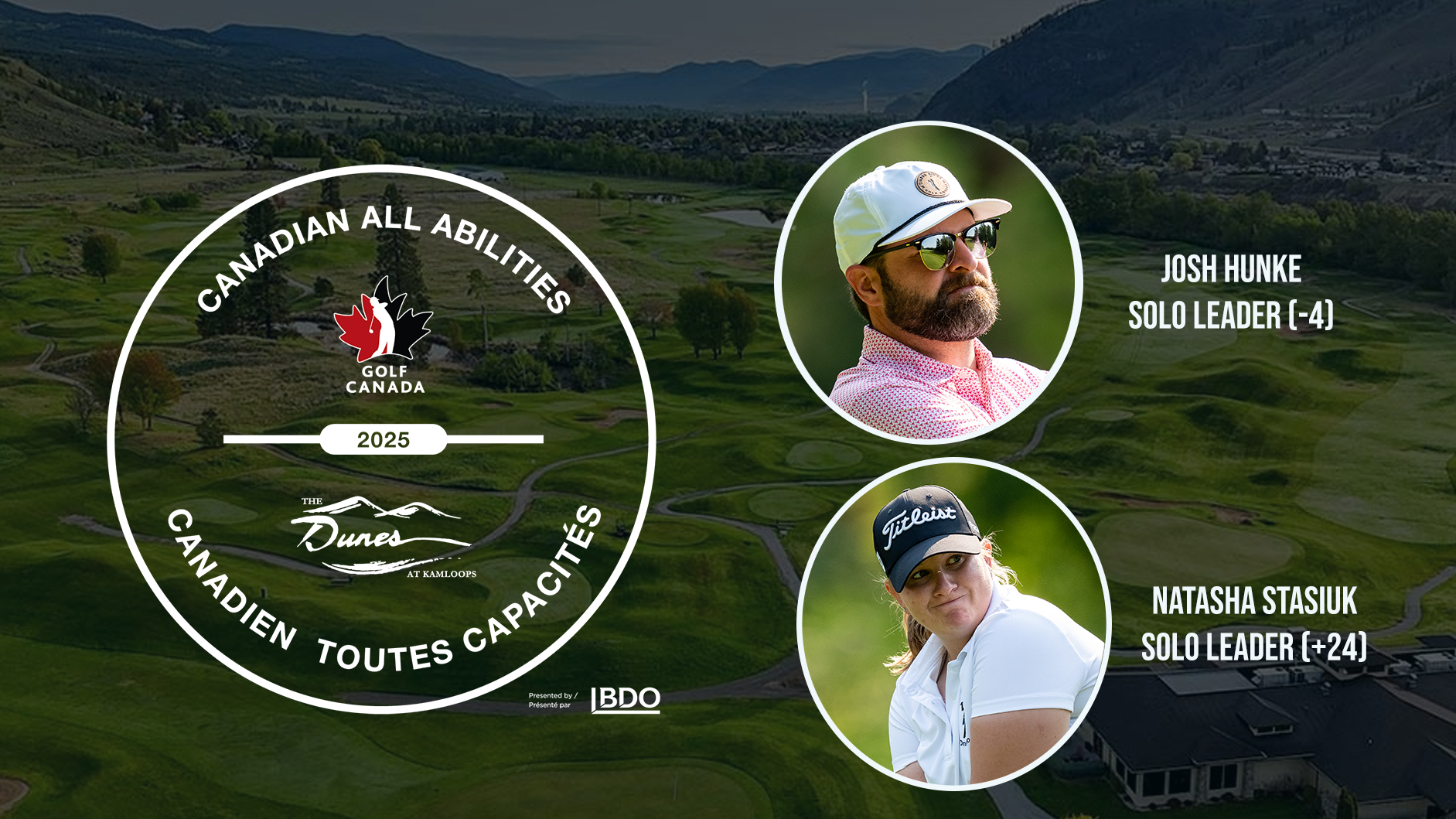 Natasha Stasiuk and Josh Hunke continue to lead Canadian All Abilities ...