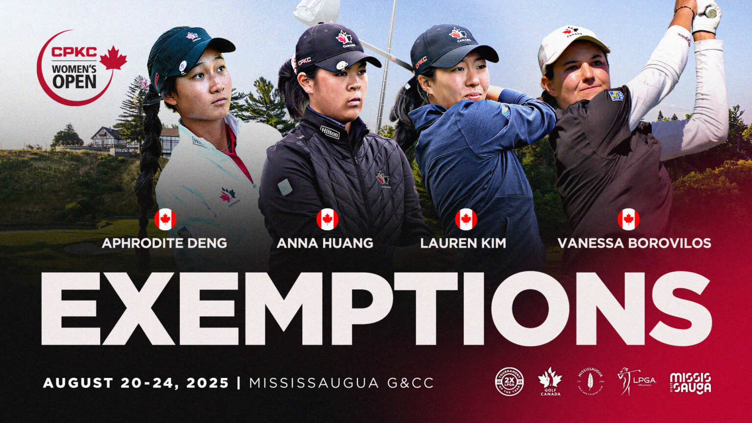 Canadian rising talents Aphrodite Deng, Lauren Kim, Anna Huang, and ...