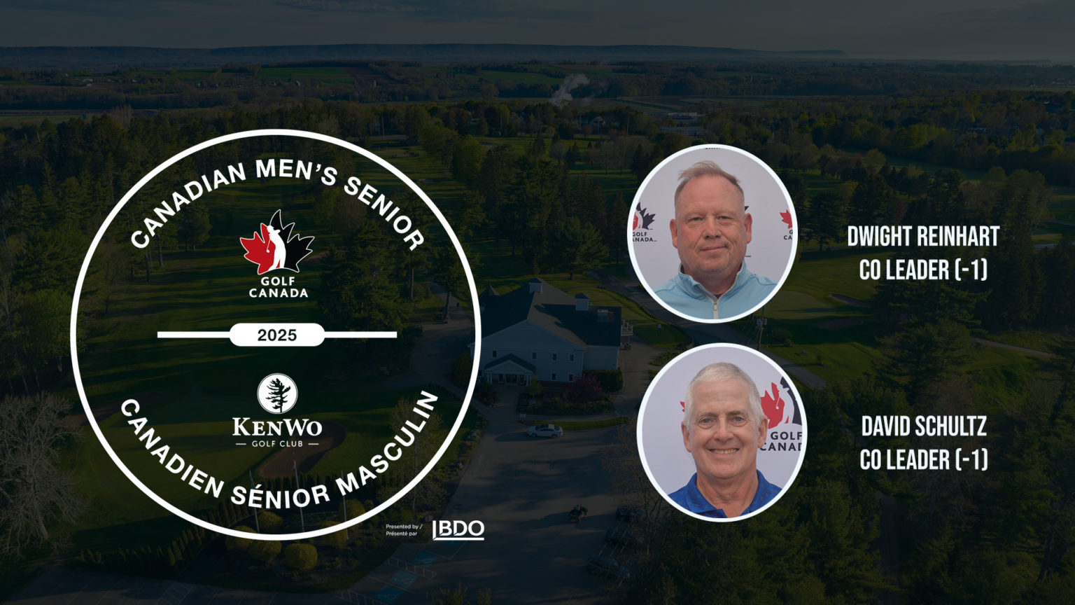 Schultz and Reinhart lead following opening round of the 2025 Canadian ...