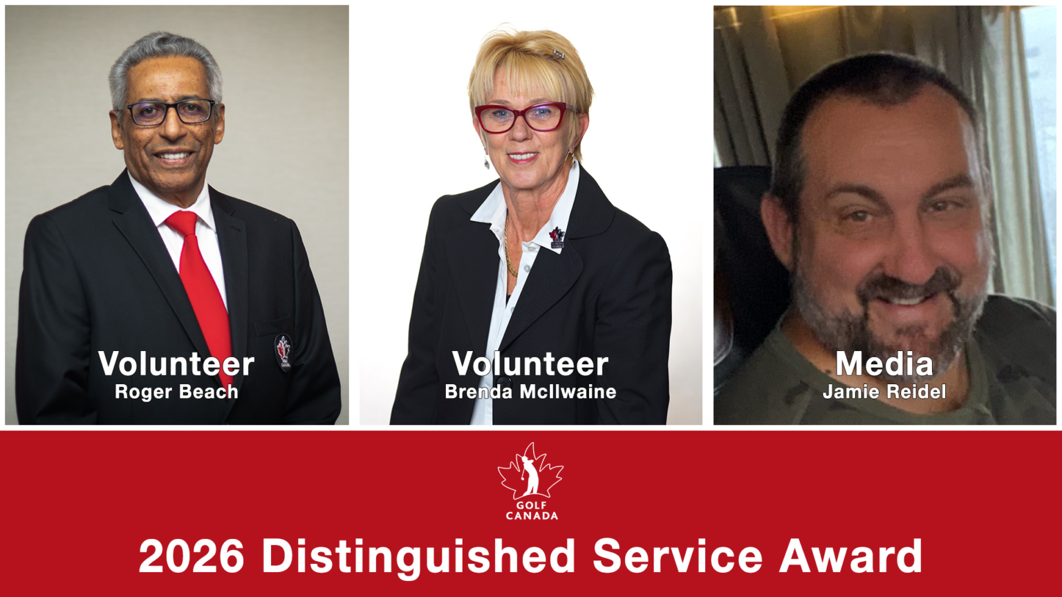 Golf Canada to recognize Volunteers Roger Beach, Brenda McIlwaine and ...
